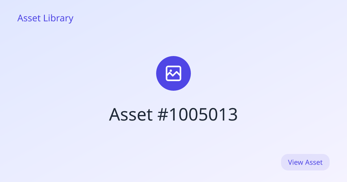 Asset