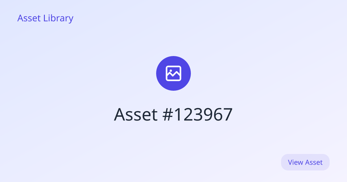 Asset